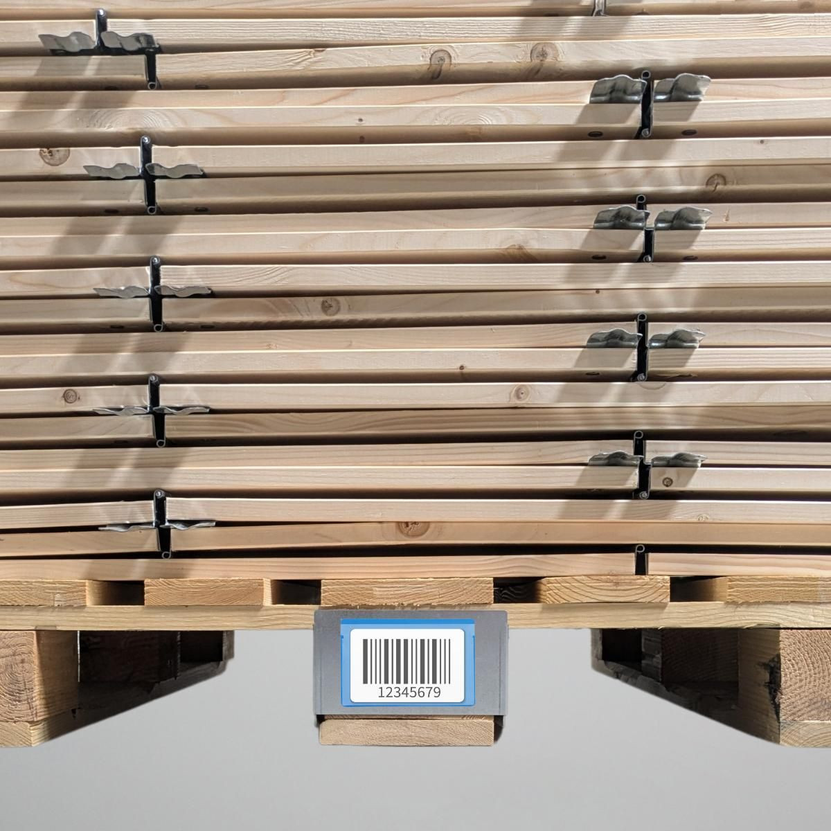 Pallet clamp metal for central base - suitable for deep-freezing ...