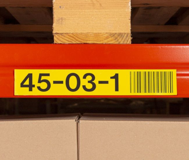 Marking labels - individual labelling of numbers and letters