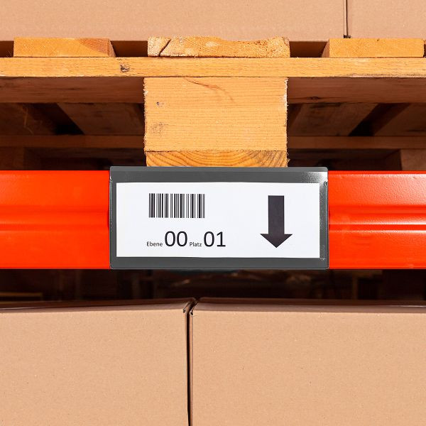 ECO Etikettentaschen magnetisch, scanbar, aus Bio-PVC