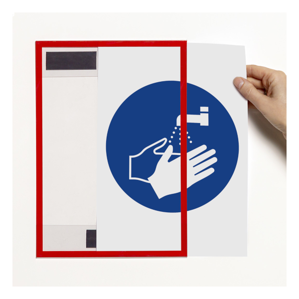 Magnetic information boards in various colors and sizes