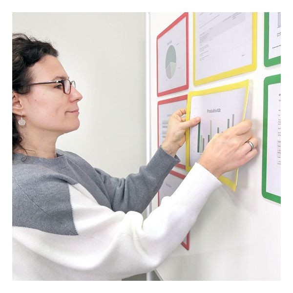 Universal information frame - removable - coloured frame