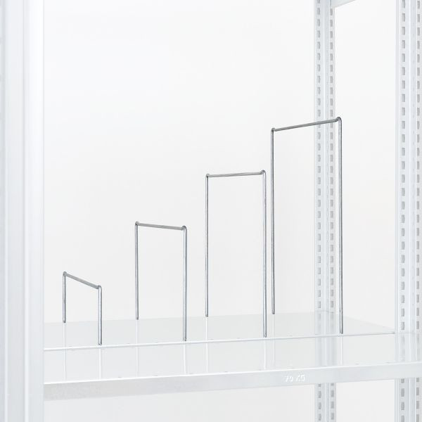 Divider bars as accessories for floor pull-out with assembly