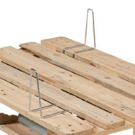 Pallet brackets galvanized - reusable - robust - 3 sizes